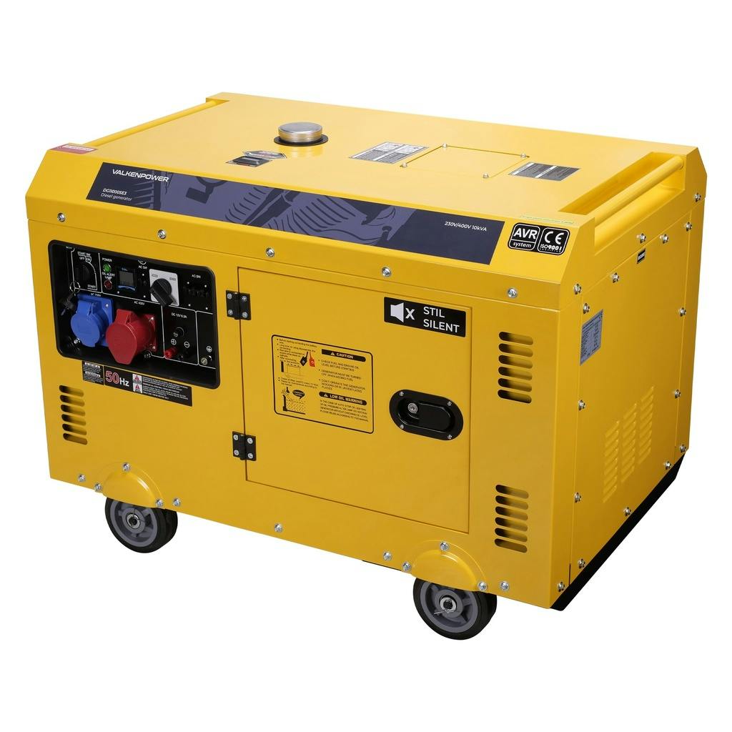 Diesel generator set geluidsgedempt 230V-400V 10kVA Kopen | Kippers Rijssen